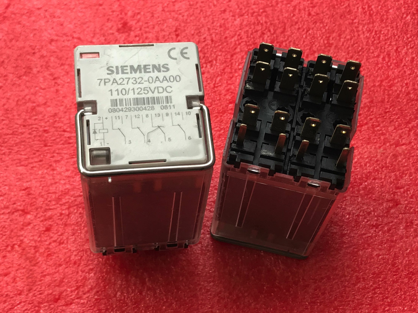 Siemens 7pa2732-0aa00 110/125vdc Power Relay 12 Pins X 1pc for sale ...