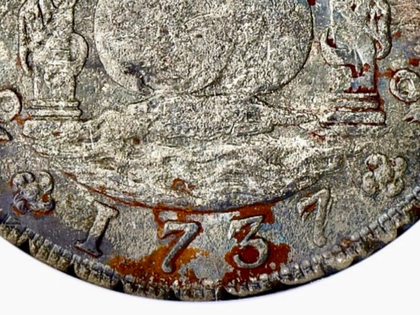 Old Shipwreck Treasure Coin 1737-MO MF 8 Reales Pillar Dollar Silver ...