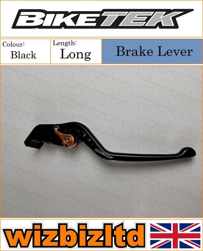 Triumph Daytona 675 R 2011-2016 [Long Black] [Biketek Pro Brake Lever ...