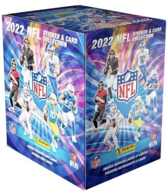 1 BOX (50 pack/250 Stickers 50 cards) Panini NFL 2022 Sticker & Card ...