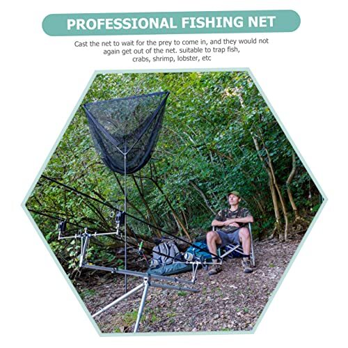 1 Set Fishing Net Fishing Tackle Mesh Fishing Net Fishing Basket for ...