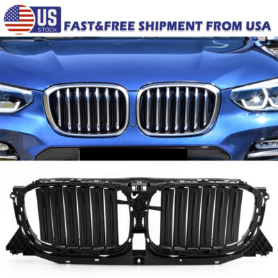 Front Active Air Shutter Grille For 2018-2021 BMW X3 G01 X4 G02 ...