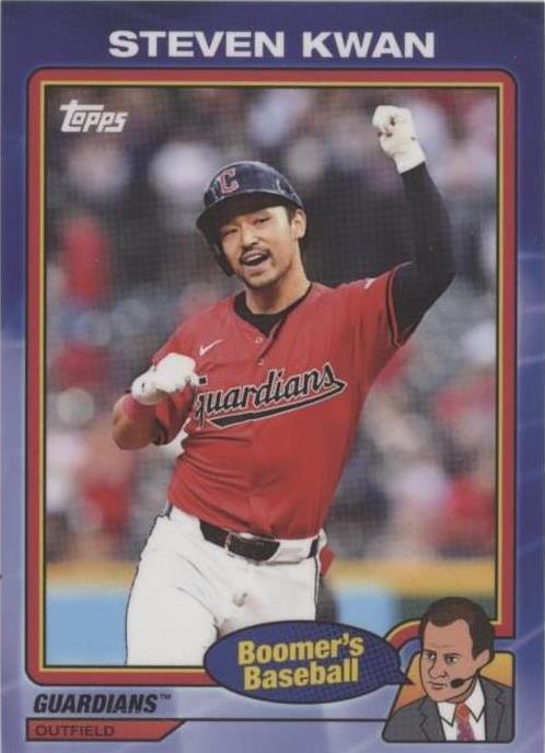 2024 Topps X Chris Berman Boomer's Baseball - Steven Kwan #81 for sale ...