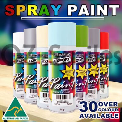 Australian Export 250gm Aerosol Spray Paint Cans FREE SHIP Bulk Buys ...