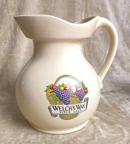 Vintage Welch's Way Pitcher Since 1869 | eBay