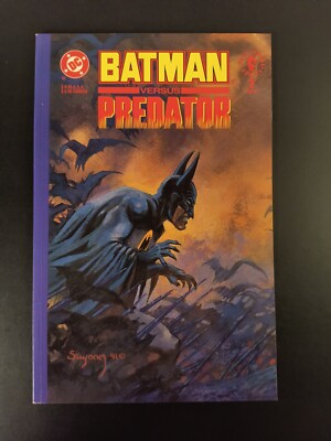 Batman Vs Predator #1 Dark Horse/DC Batman Variant Cover 1991 NM | eBay