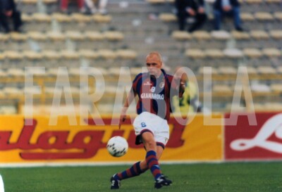Vintage Press Photo Soccer, Bologna Klas Ingesson, Nineties, print 22 x ...