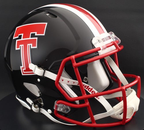 TEXAS TECH RED RAIDERS NCAA Riddell Speed Full Size AUTHENTIC Football ...