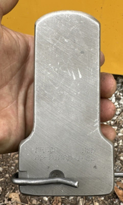 Mecco Steel Stamp Holder MSM 08-0100 M-1-SS Marking Tool Punch Letter ...