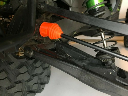 Orange Silicone Driveshaft Axle Boots Inboard Set for Traxxas X-Maxx ...