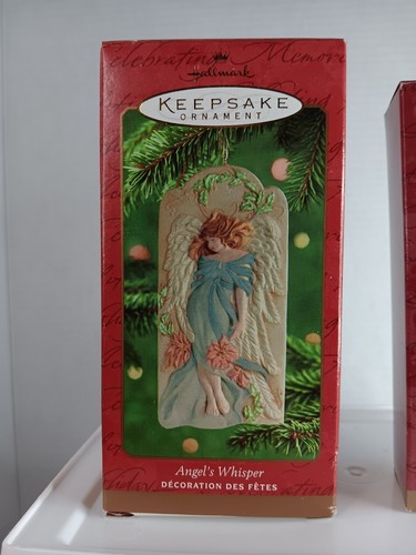 HALLMARK ANGELS WHISPER ORNAMENT CHRISTMAS KEEPSAKE PORCELAIN 2001 | eBay