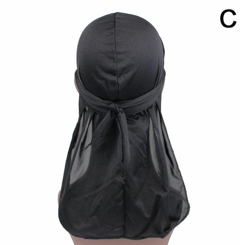 1PCS Men's Durag Du-rag Bandana Sport Du Rag Scarf Band Biker Head Rap ...