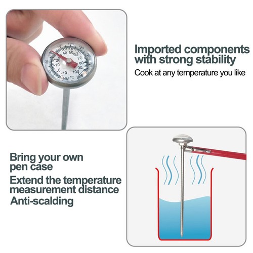 Portable Stainless Steel Food Probe Thermometer for Quick and Accurate ...