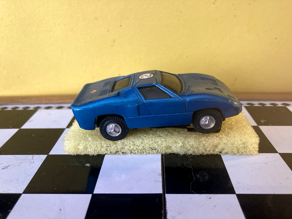 Rare Vintage Eldon HO #3217 Blue Ford GT Slot Car Track Tested! | eBay