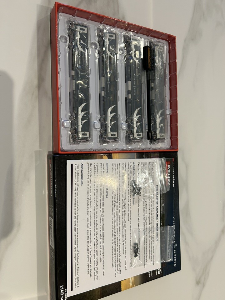 Revolution Trains N Gauge RT-CS-LS-Mk5-Pack 4 Caledonian Sleeper 4 Car ...