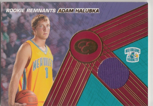 2007-08 Bowman Elevation Relic Red #15/69 ADAM HALUSKA RC Jersey ...