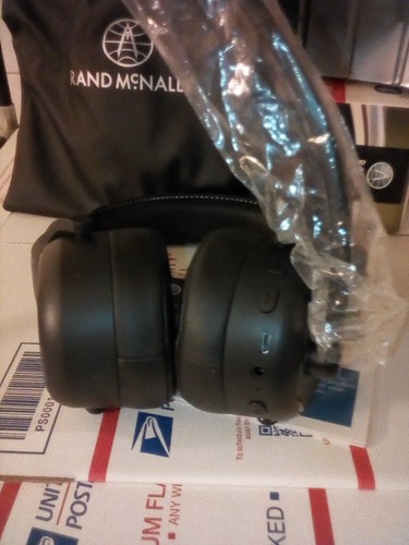 Rand McNally ClearDryve 50 2-in-1 Wireless Bluetooth Headphones/Headset (Black) 194026443085| eBay