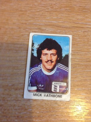 Rare Trade Card Panini Football 1979 79 Mick Rathbone Birmingham No 48 ...