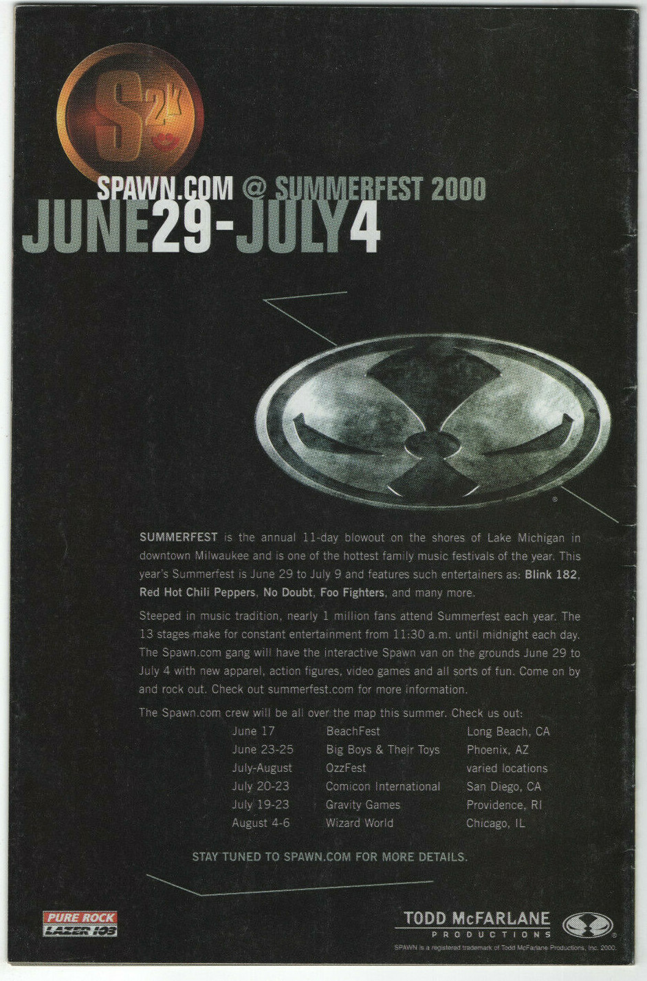 Spawn #96 Newsstand 1:100 UPC Variant Image Comic 1996 Todd McFarlane ...