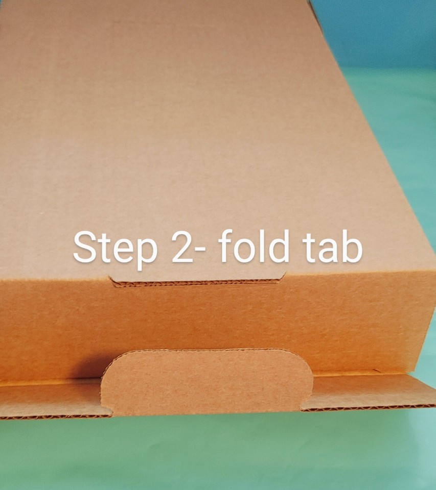 100 9x6x3 Boxes Shipping Packing Cardboard Corrugated Reusable Tapeless ...