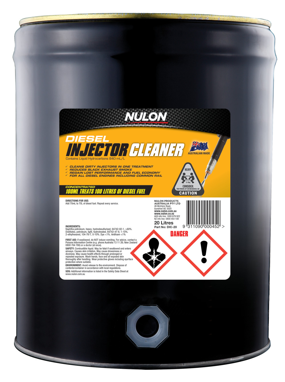 Nulon DIC-20 Diesel Injection System Cleaner for sale online | eBay ...