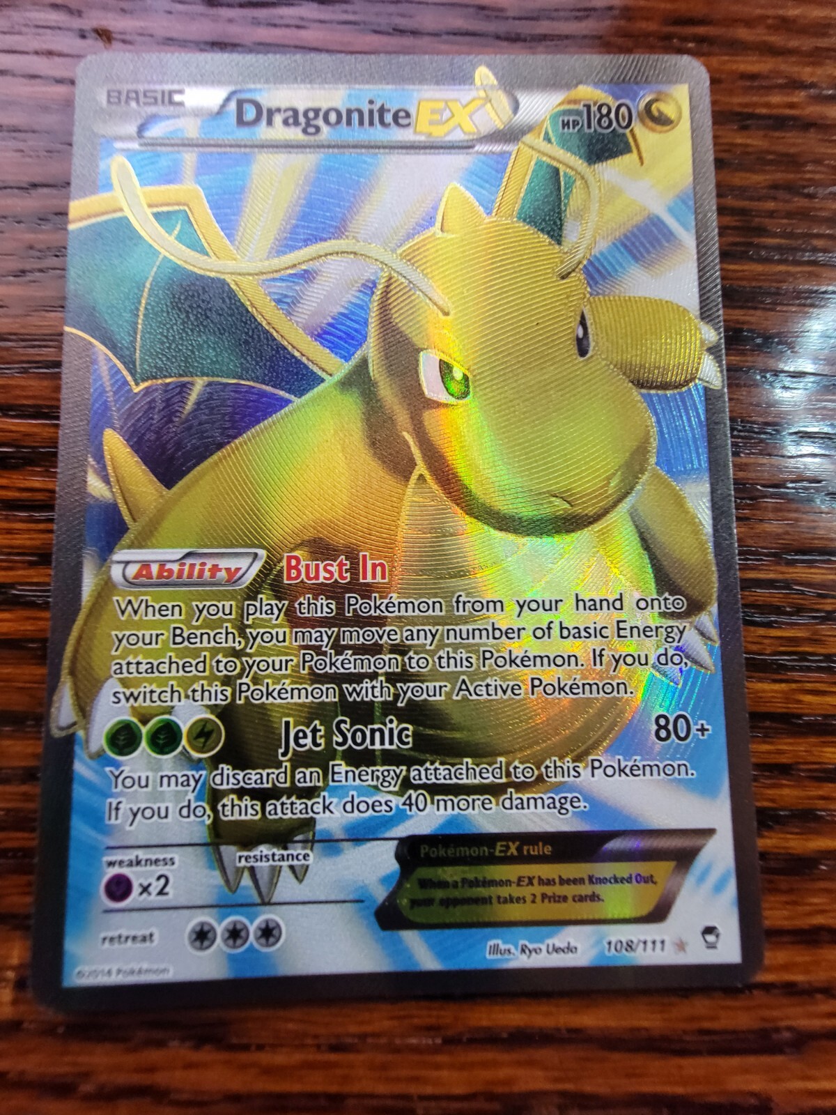 Pokemon Dragonite Ex