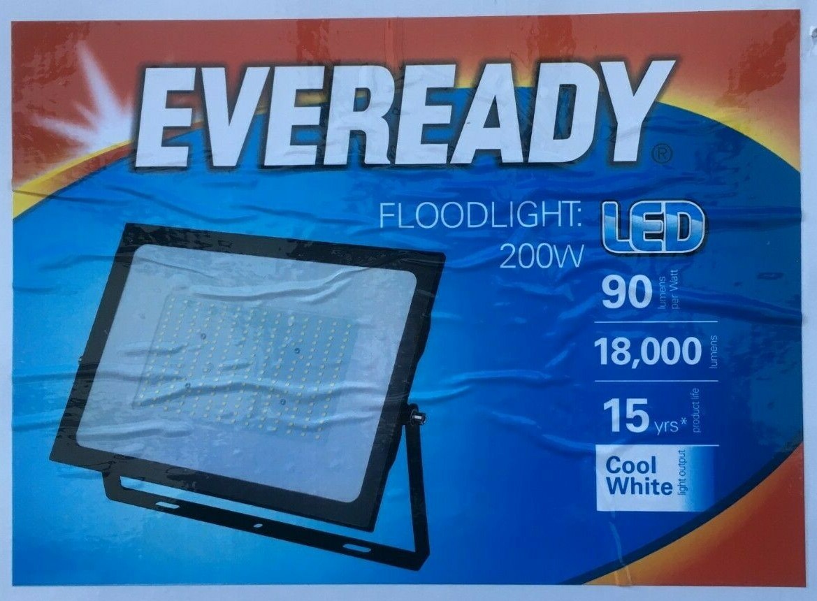 Eveready LED 30W Security Light 4000K IP65 Outdoor Floodlight 2400 ...