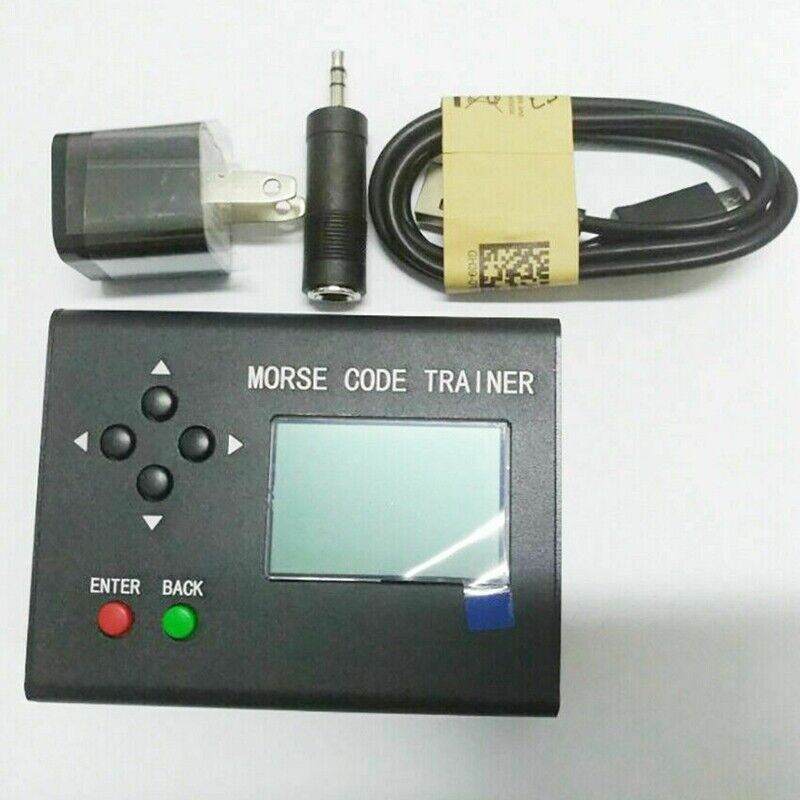 Morse Code Trainer LCD Telegraph Short Wave Radio Station Transmitter ...