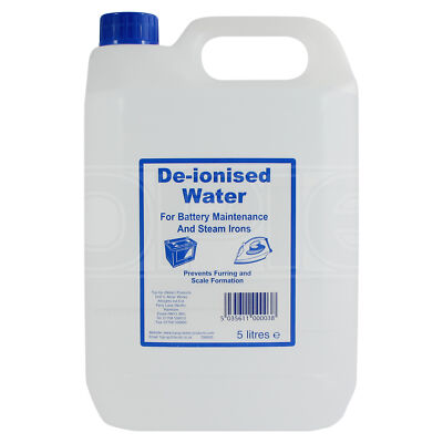 De-Ionised Top Up Water 5 Litres 5L - DW005 | eBay