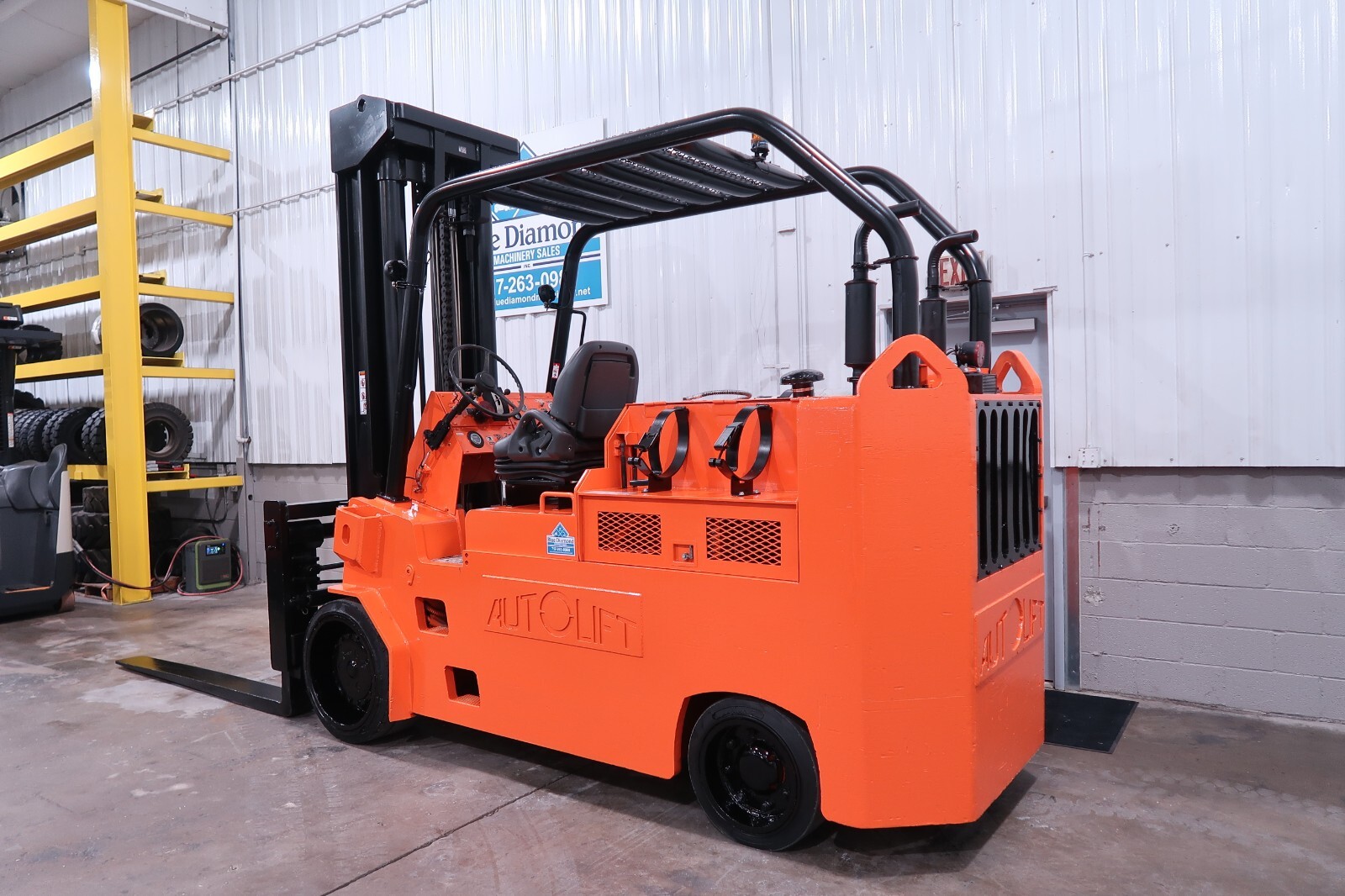 1994' AUTOLIFT 27,000# Riggers Lift, LP Gas, Sideshift & Fork ...