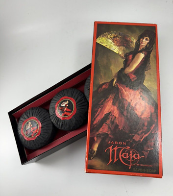 Vintage Myrurgia Maja Jabon Soap Set of 3 Bars New In Opened Box | eBay