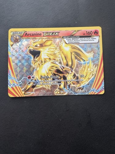 Pokemon Card - Arcanine BREAK - XY180 - Black Star Promo - 2017 | eBay