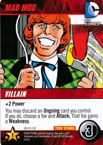 MAD MOD DC Comics Deck Building Game TEEN TITANS card | eBay