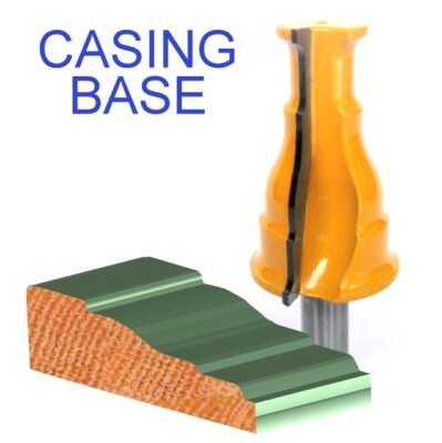 1 PC 1/2" SH Window & Door Casing and Base Molding Router Bit | eBay