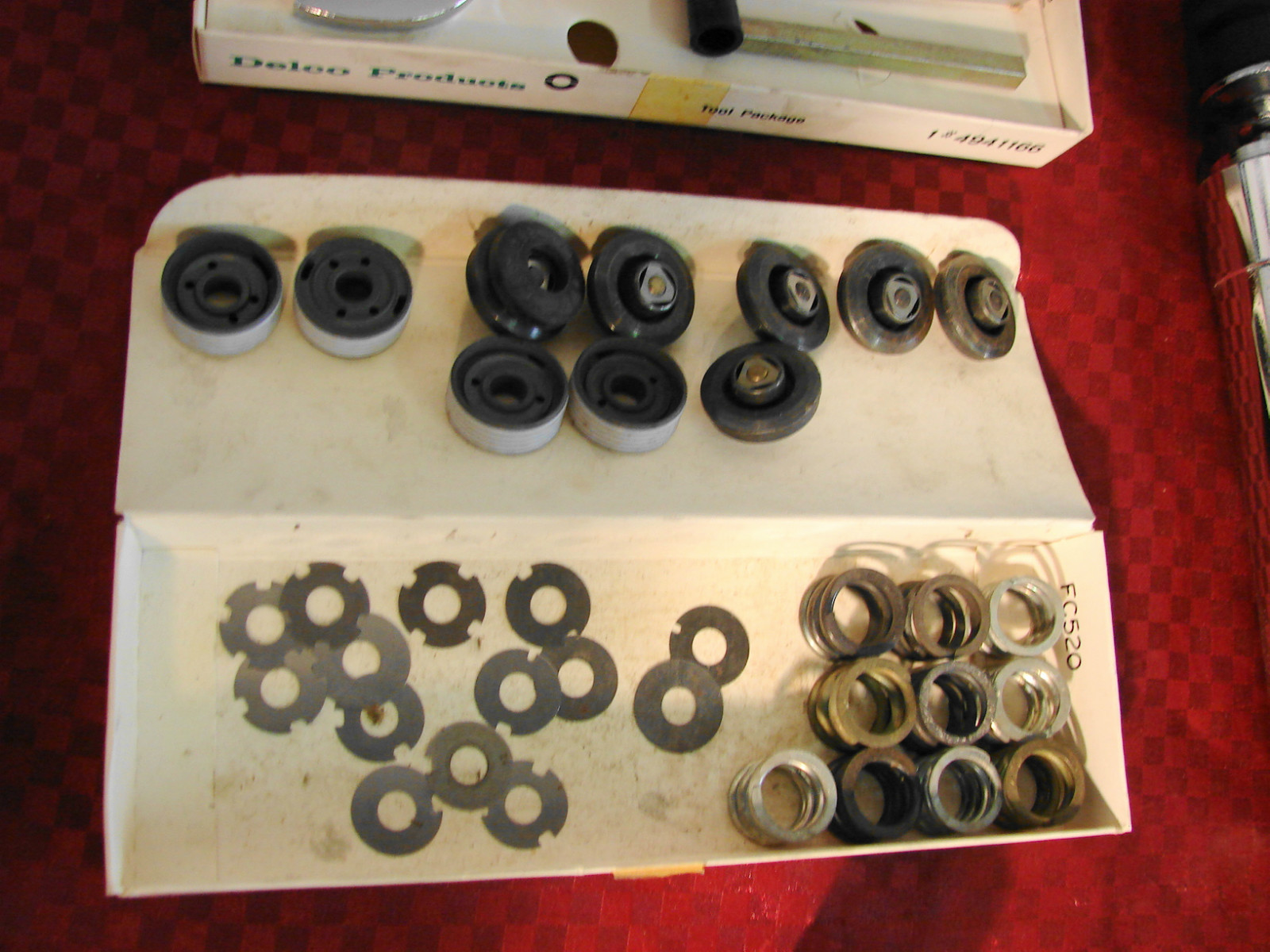 53-62 CHEVROLET CORVETTE NOS DELCO TRACTION PAC ADJUSTABLE CHROME FRONT ...