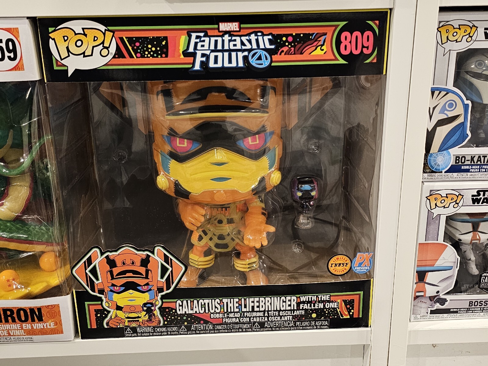 FUNKO POP ! GALACTUS THE LIFEBRINGER WITH THE FALLEN ONE 809 CHASE ...