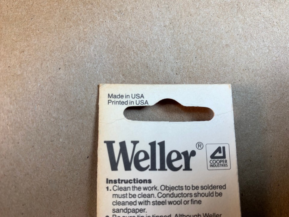 USA Made Weller ST Soldering Iron Tips ST1 ST2 ST3 ST7 for WP25 WP30 ...