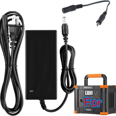 AC Adapter For GRECELL T300 Portable Power Station 300W (Peak 600W) | eBay