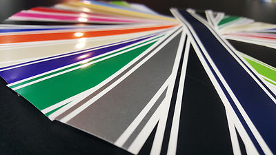 3" x 72" Vinyl Racing Stripe Pinstripe Decals Stickers *18 COLORS ...