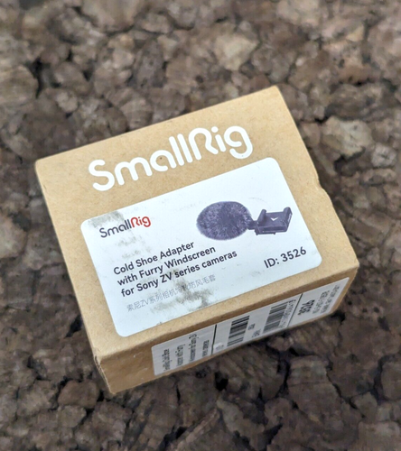SmallRig Cold Shoe Adapter Furry Windscreen Windshield Sony ZV-E10 ZV-1 ...