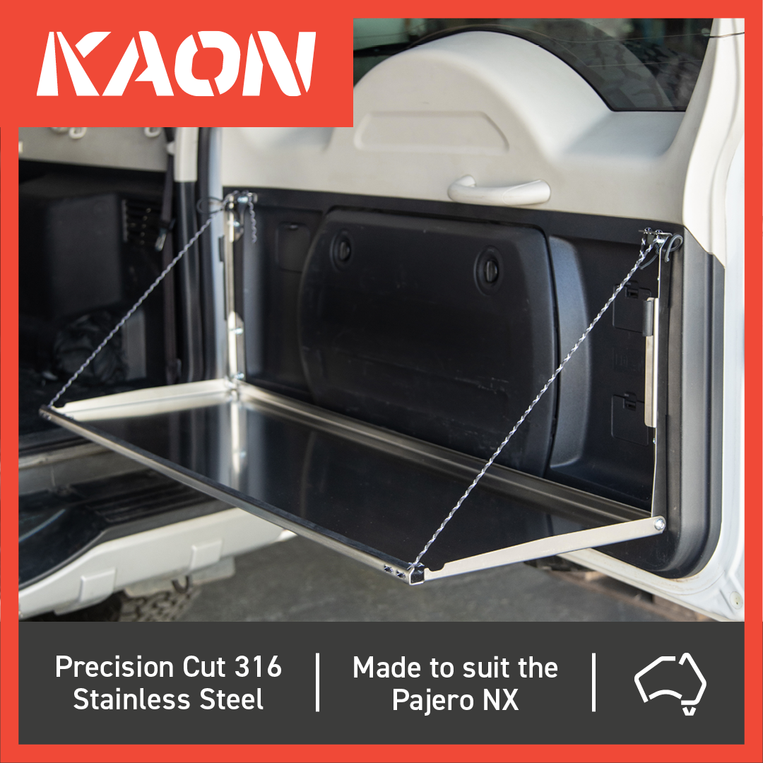 KAON Rear Drop Down Tailgate Back Door Table for Mitsubishi Pajero Gen ...
