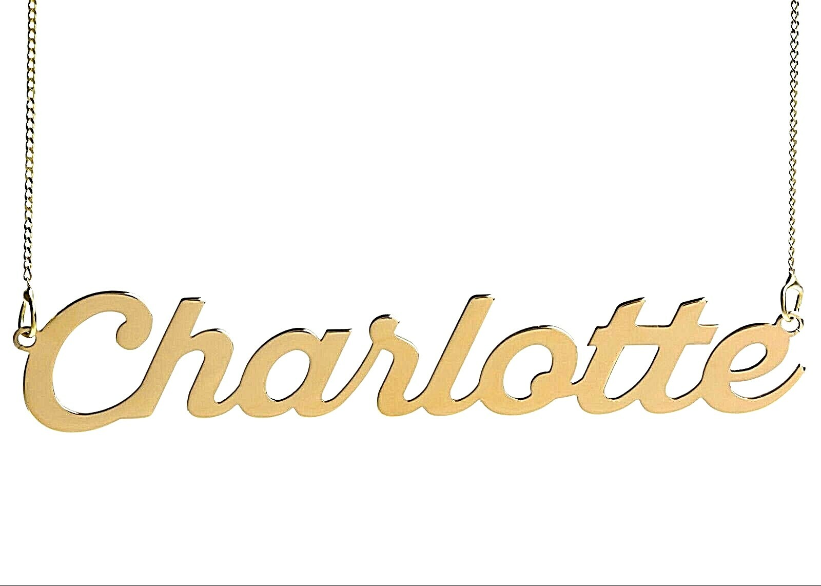 9ct Gold Personalised Name plate for her, perfect gift for any occasion ...