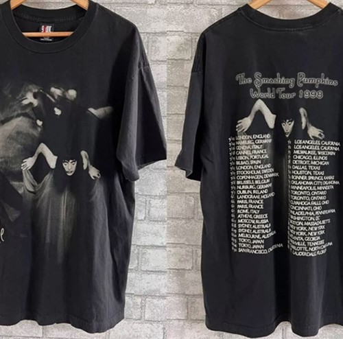 90s The Smashing Pumpkins Adore Albums 2 sided black T shirt Unisex | eBay