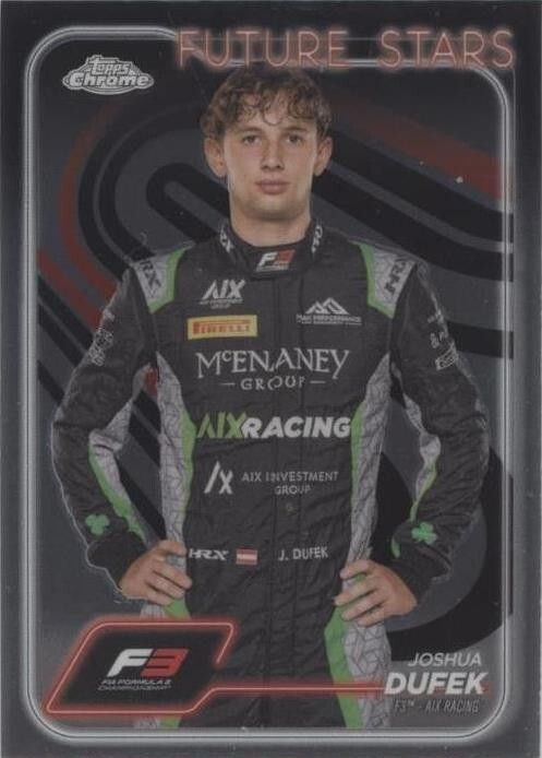 2024 Topps Chrome Formula 1 - F3 Drivers Future Stars Joshua Dufek #69 ...