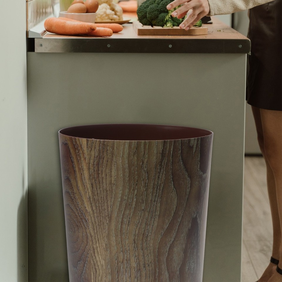 Kitchen Garbage Can Living Room Trash Large Bin Waste Basket for ...