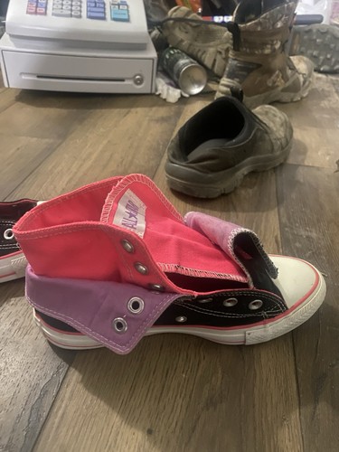 Converse Chuck Taylor Tri Color High Top Fold Over | eBay