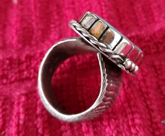 Cuttle Bone Cast Native American Ring Size 14 | eBay