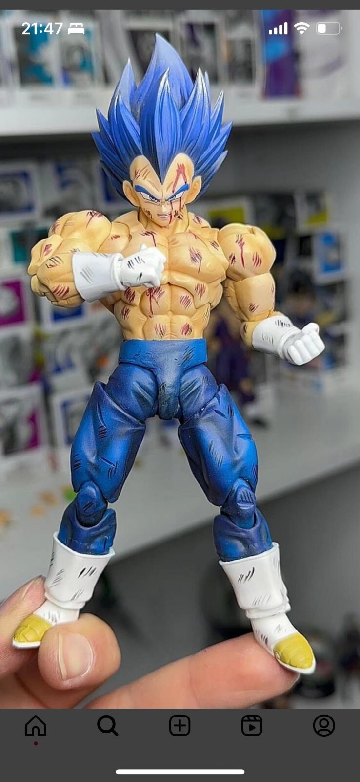 custom S.H Figuarts Dragonball muscle vegeta | eBay