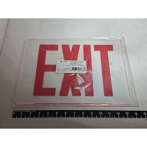 Cooper Exit Sign Lens ONLY for Atlite AUXL18 Edge Lit Kit- NO HOUSING ...