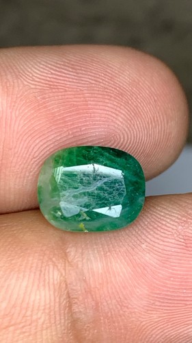World Rare Green Hauyne Sodalite Cut Gemstone, 3.40 Ct, Floursent ...